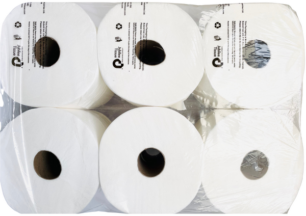 Poshy Pro Jumbo Rolls - 12 Pack Unwrapped – Jubilee Tissue Industries